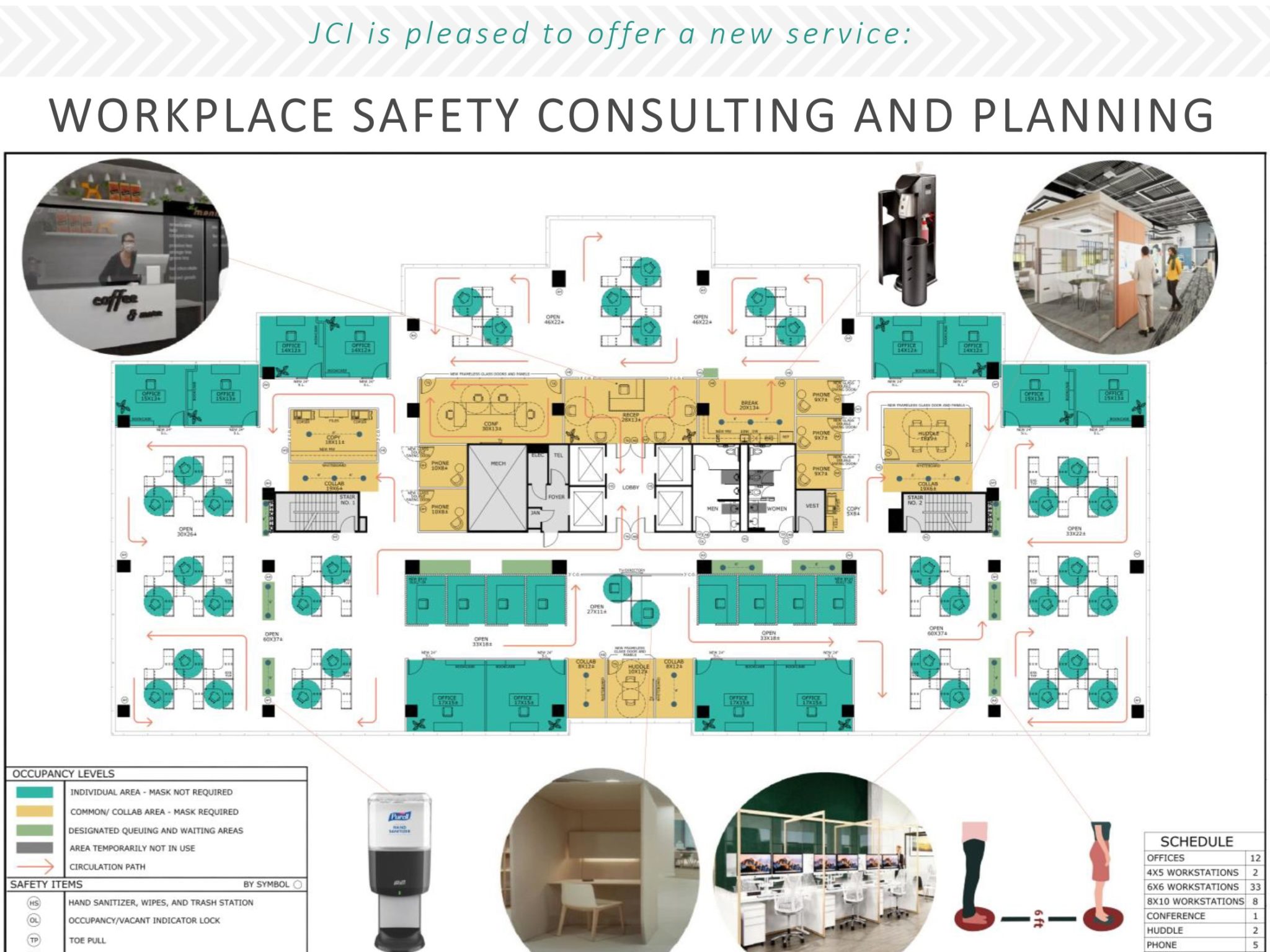Safe Separation Design - Jones Commercial Interiors